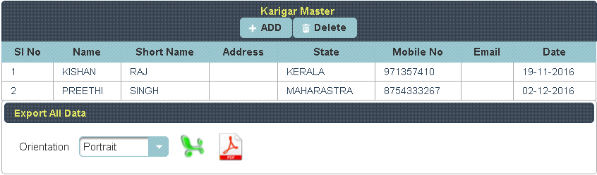 Karigar - JewelleryAdmin ERP Software - MarvelSoft - Administration Simplified